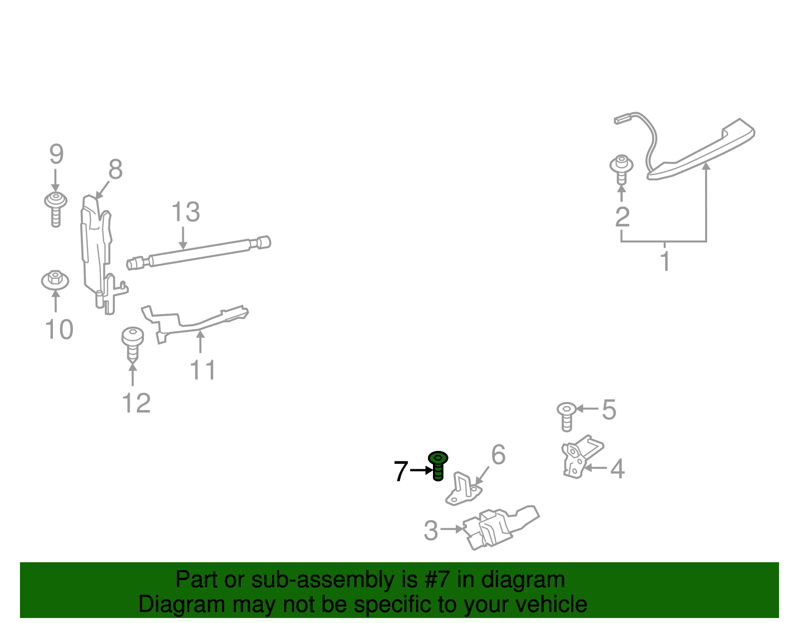 2007-2024 Mini Striker Screw 51-21-9-463-885 | Shop OEM MINI Parts