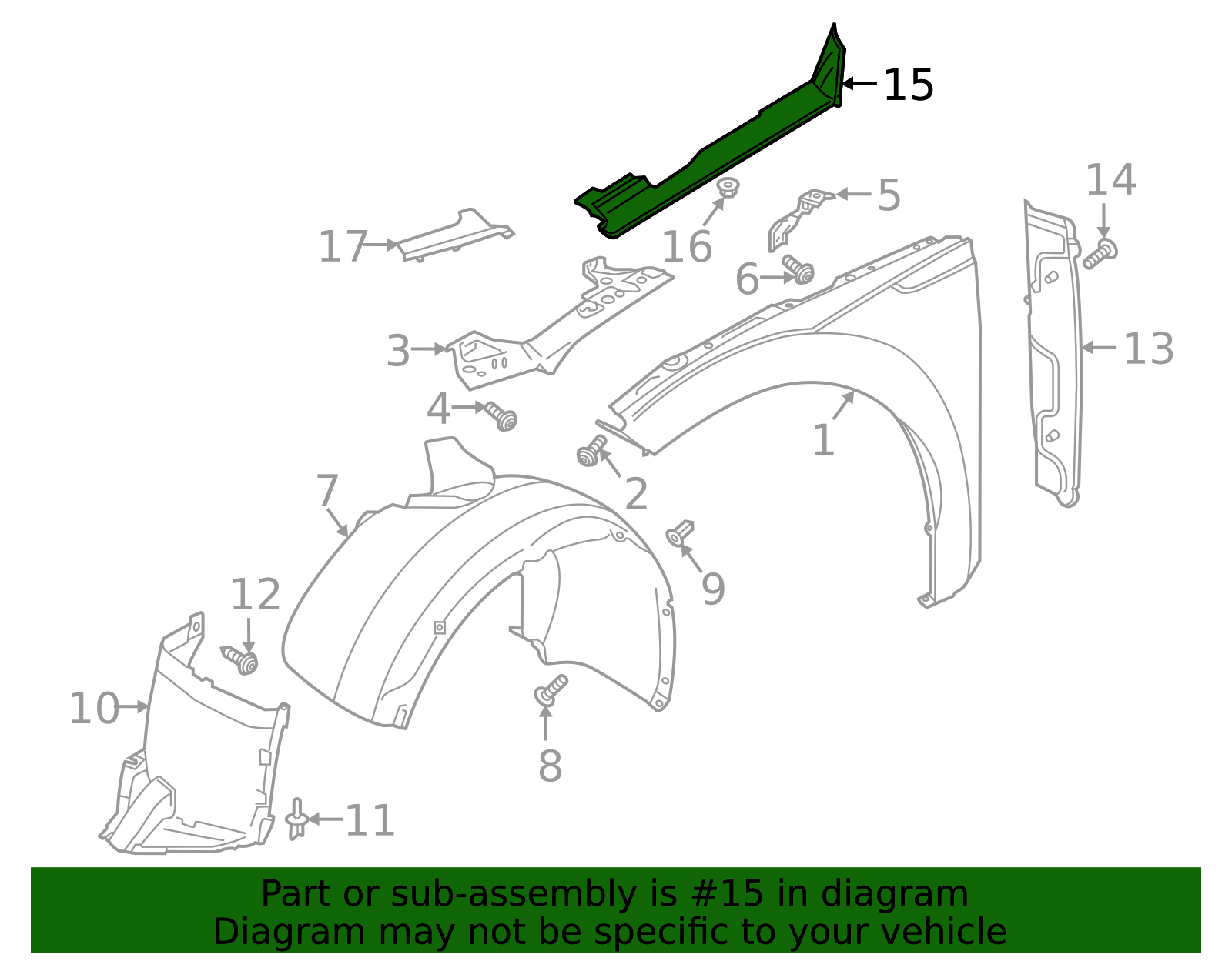2019-2023 Volkswagen Arteon Rear Cover 3G8-821-169-B | VW Direct Auto Parts