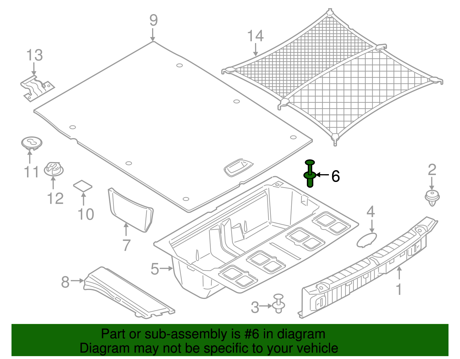 51-12-7-004-445 - Rear Sill Plate Rivet - 2014-2021 BMW | Buy BMW Parts Now