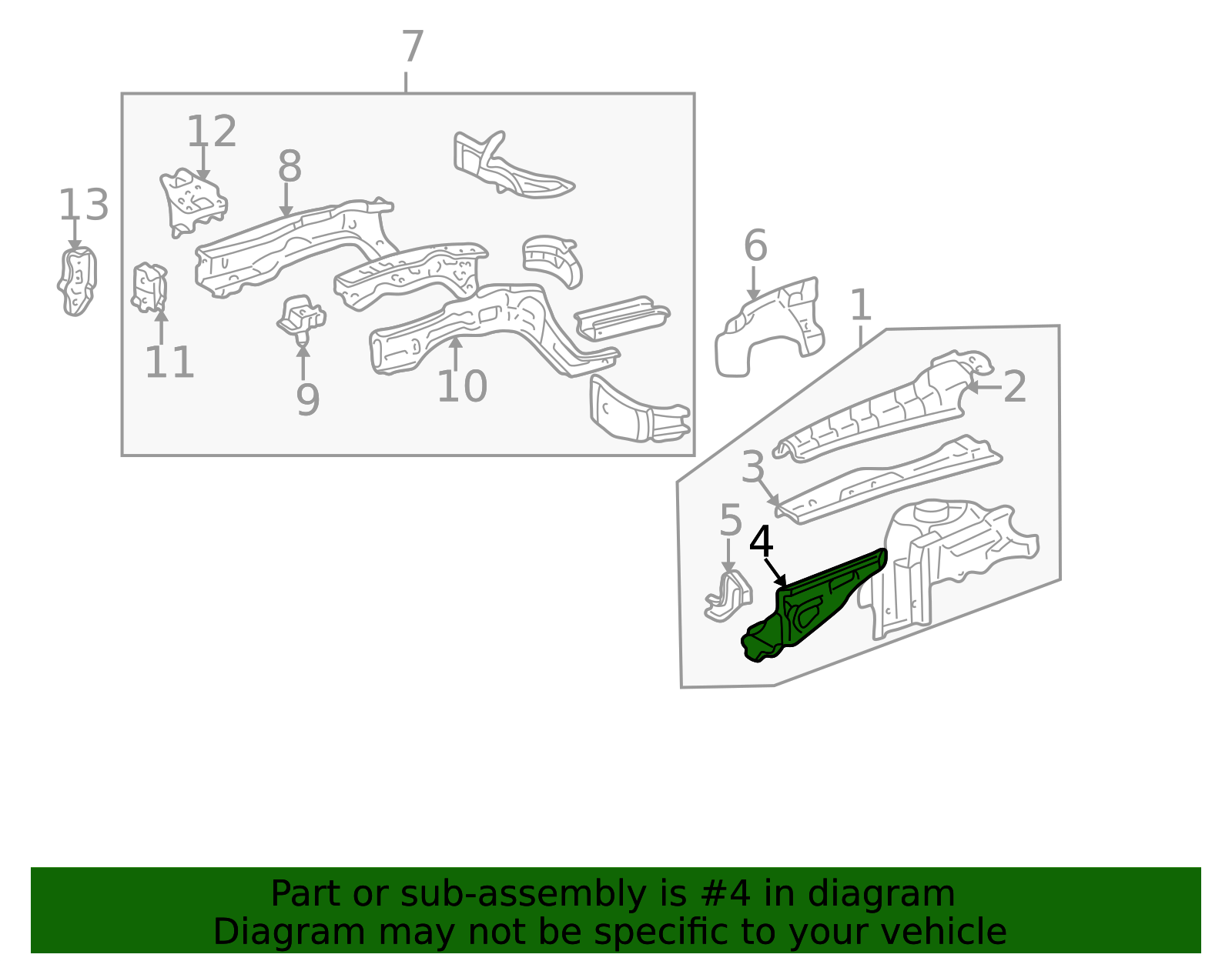 2000-2004 Toyota Avalon Front Panel 53712-07010 | MotorMotor