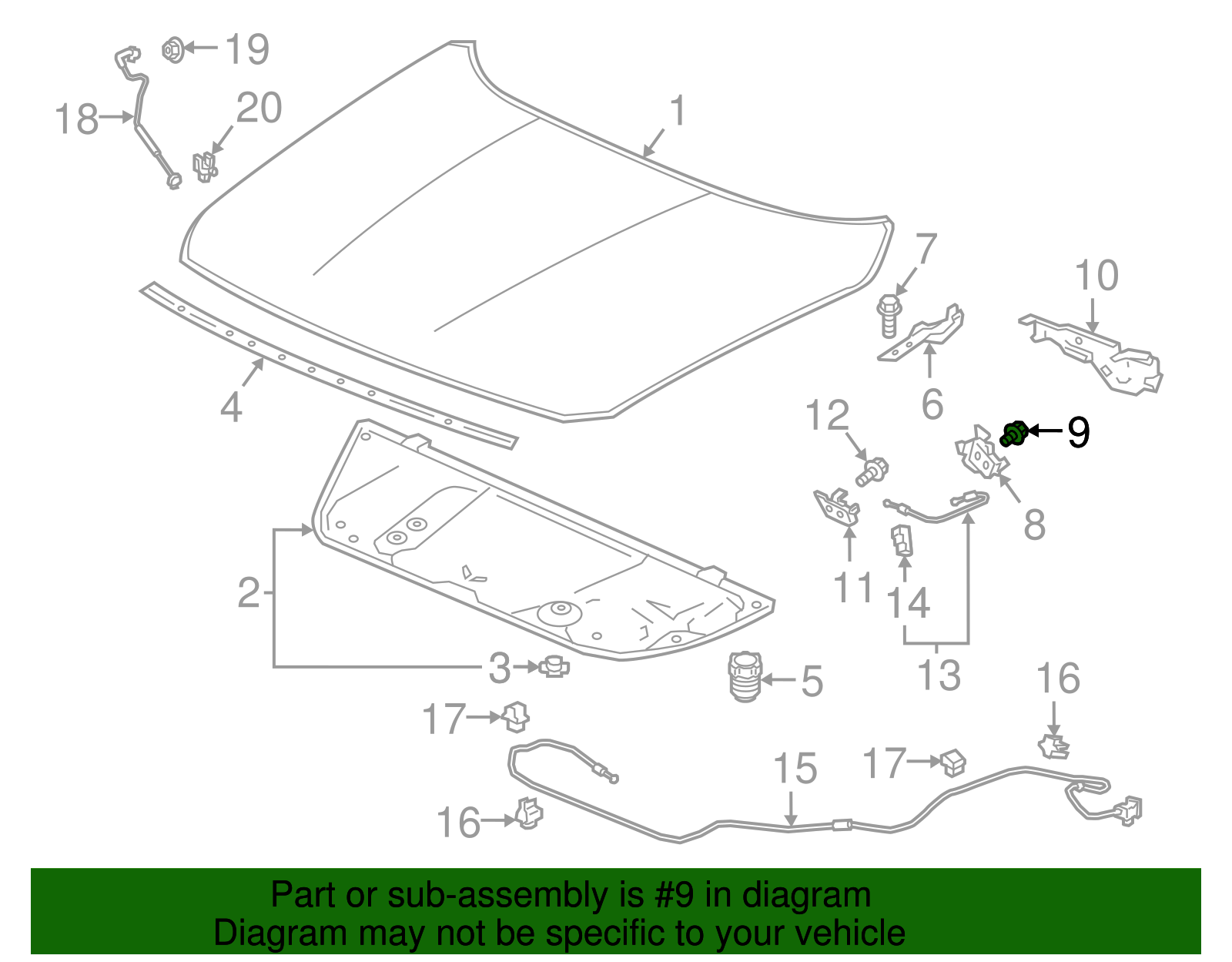 93405-06016-04 - Headlamp Assembly Bolt 1997-2025 Honda | Honda Parts ...