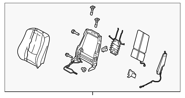 GS3R-88-180-74 - 2009-2010 Mazda 6 - Seat Back Assembly | Mazda Part Direct
