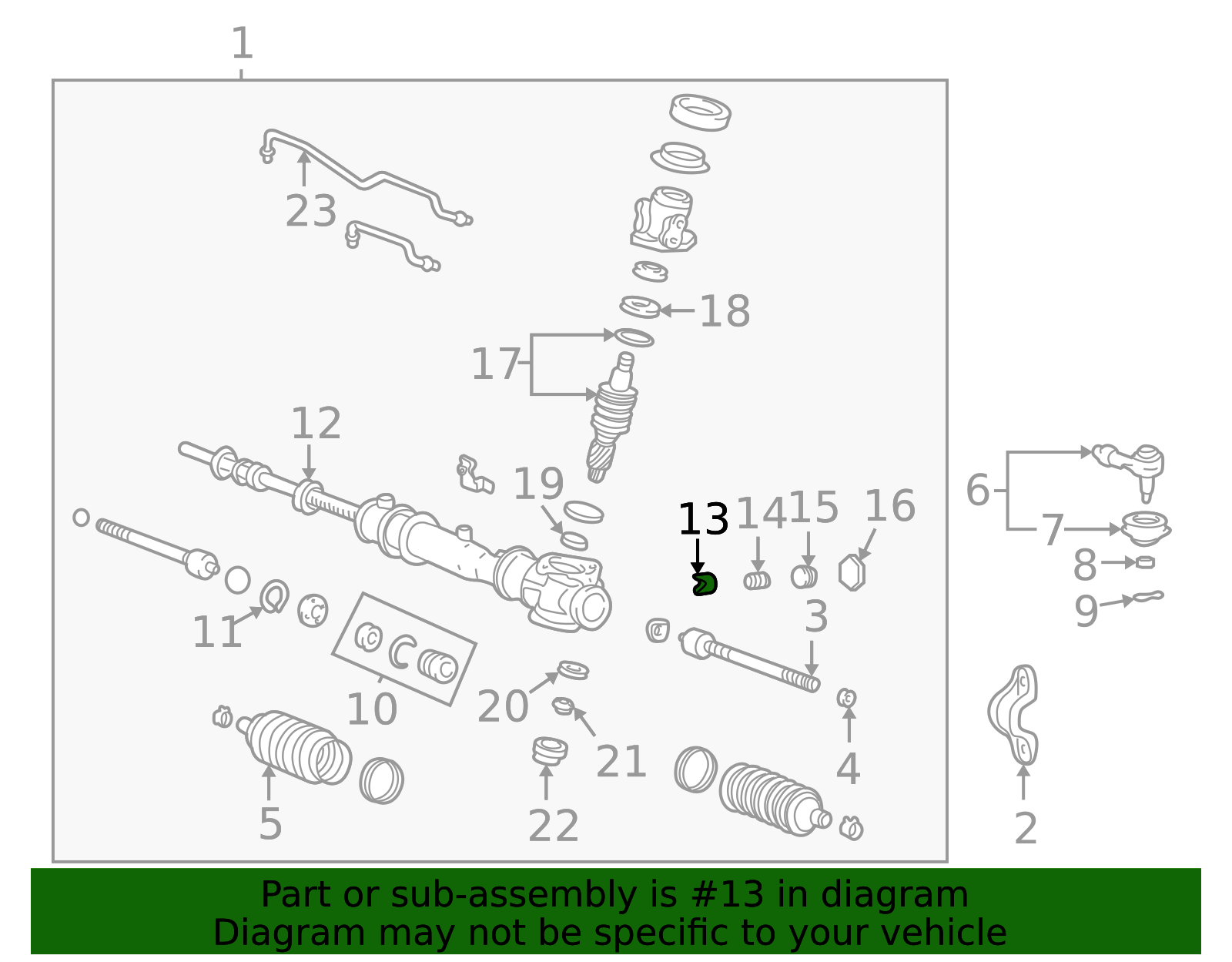 1995-2005 Hyundai Rack Guide 57715-24000 | MotorMotor