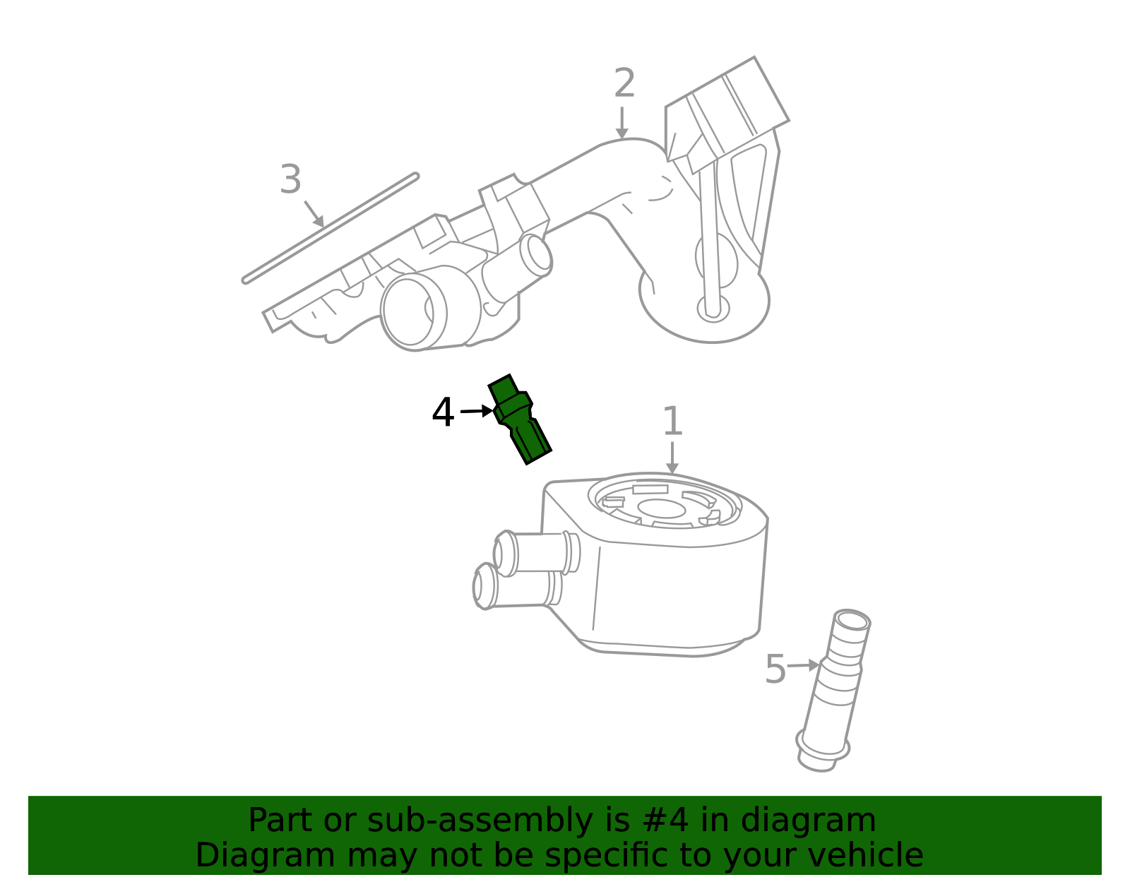 1997-2004 Ford Motorcraft Engine Oil Pressure Switch SW-5192 | QuirkParts
