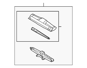 CT4Z-17080-B - Jack Assembly - 2007-2015 Ford | Lasco Auto Parts