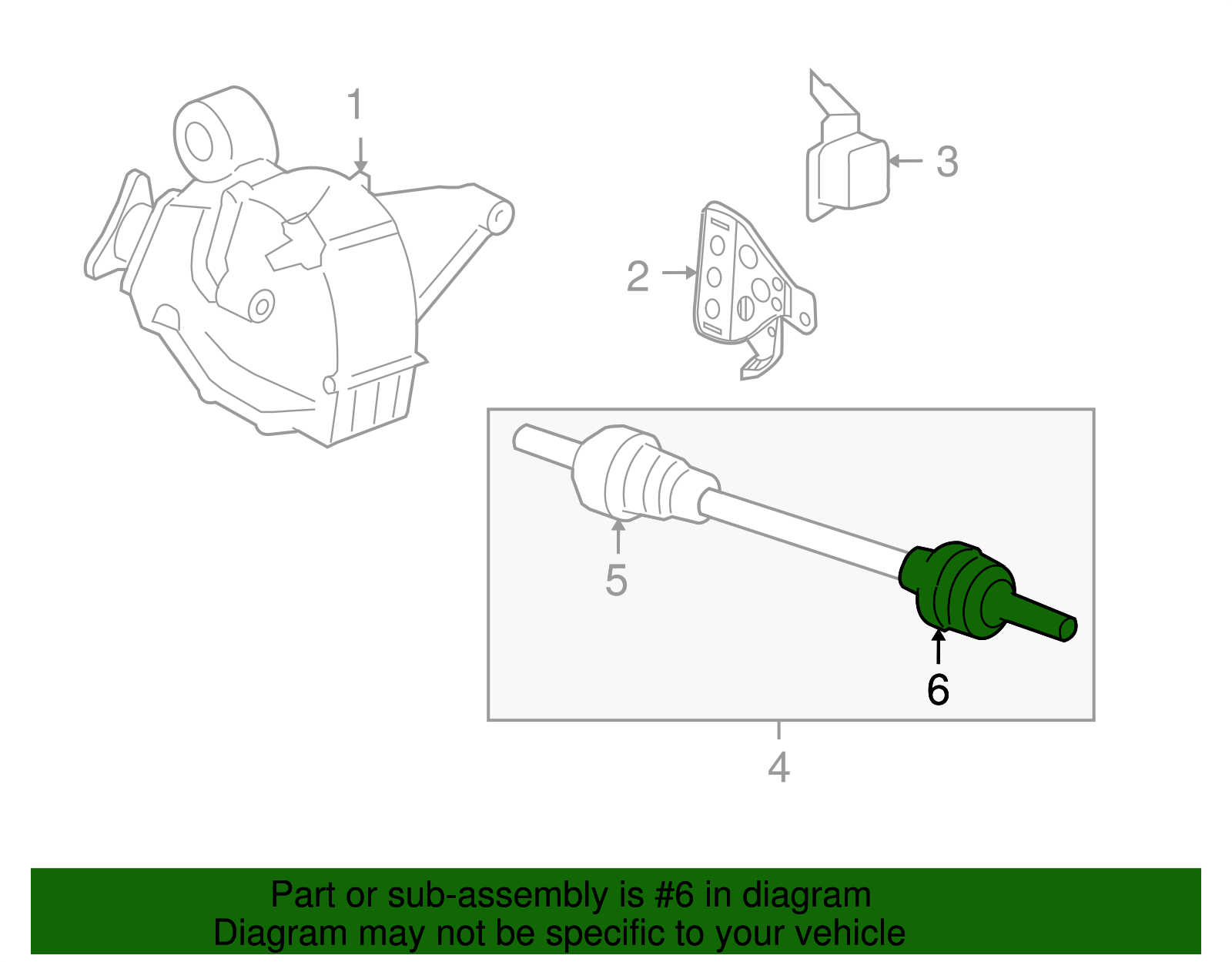 2006-2010 GM Inner Boot 19149073 | Capital Chevy Parts