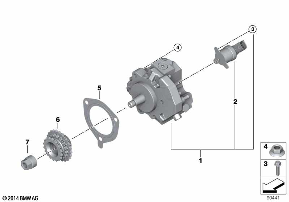 13518511825 - BMW High-Pressure Pump 2008-2013 BMW | Performance Auto Parts