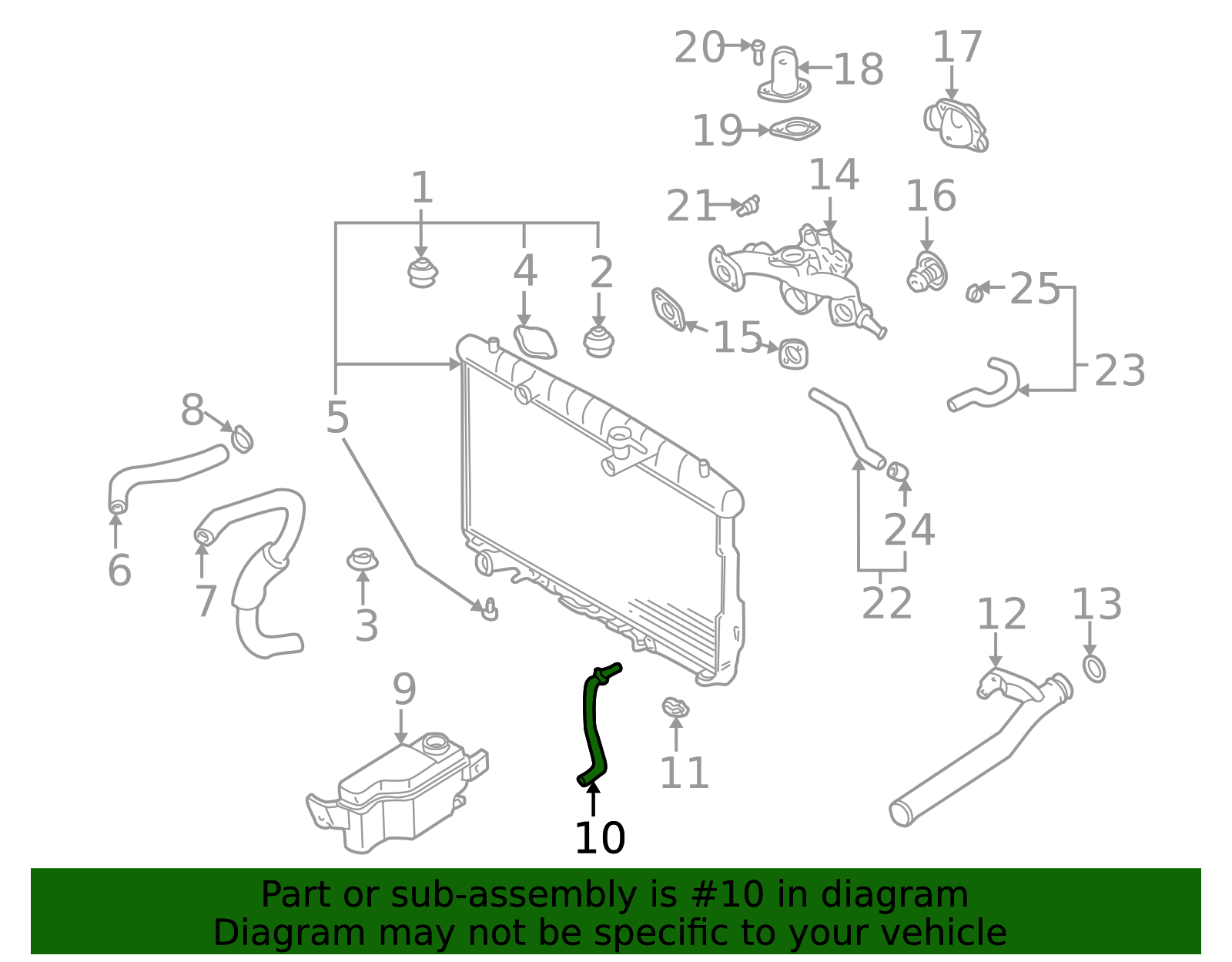 2001-2006 Hyundai Santa Fe Overflow Hose 25451-26000 | MotorMotor