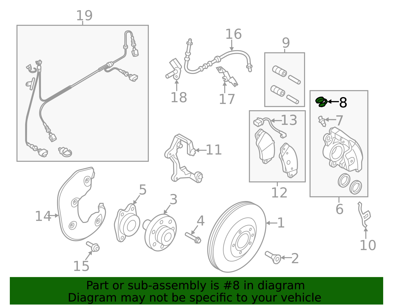 211-611-483 - Bleeder Valve Dust Cap Audi OEM Parts Guy