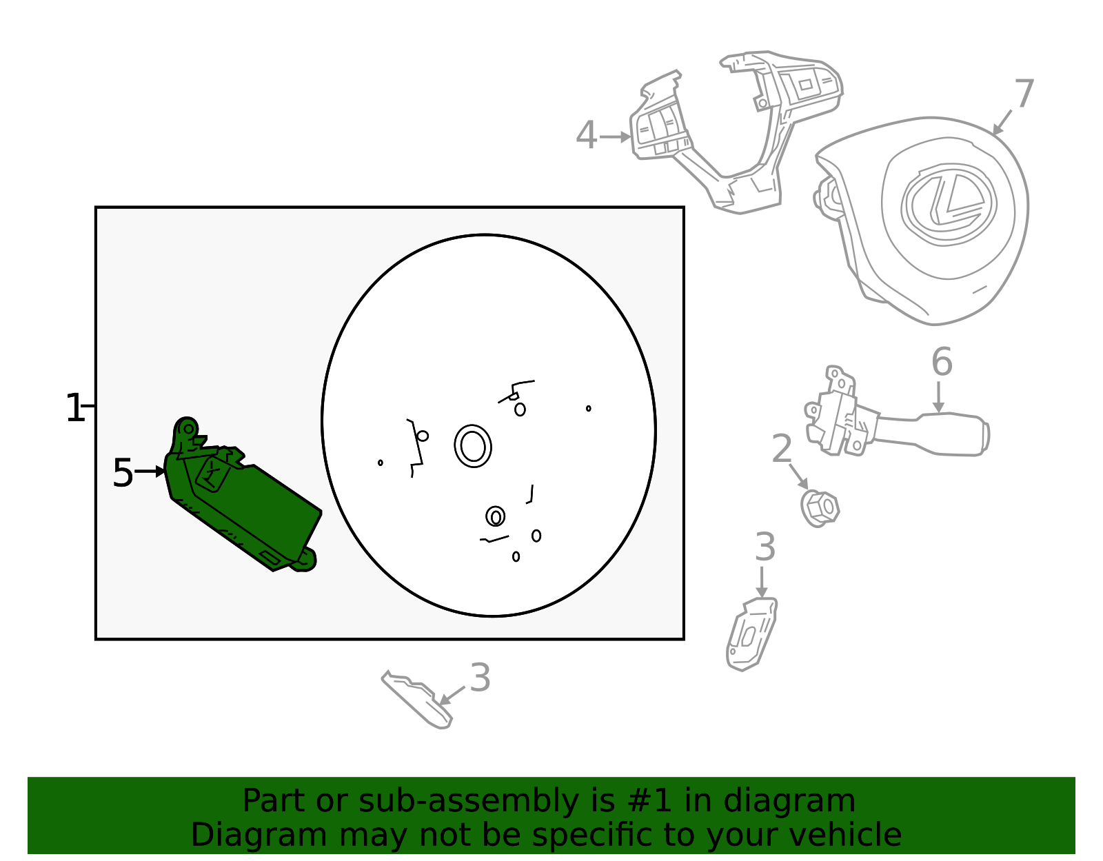 45100-48581-E0 - High-Quality Steering Wheel for 2018-2019 Lexus ...