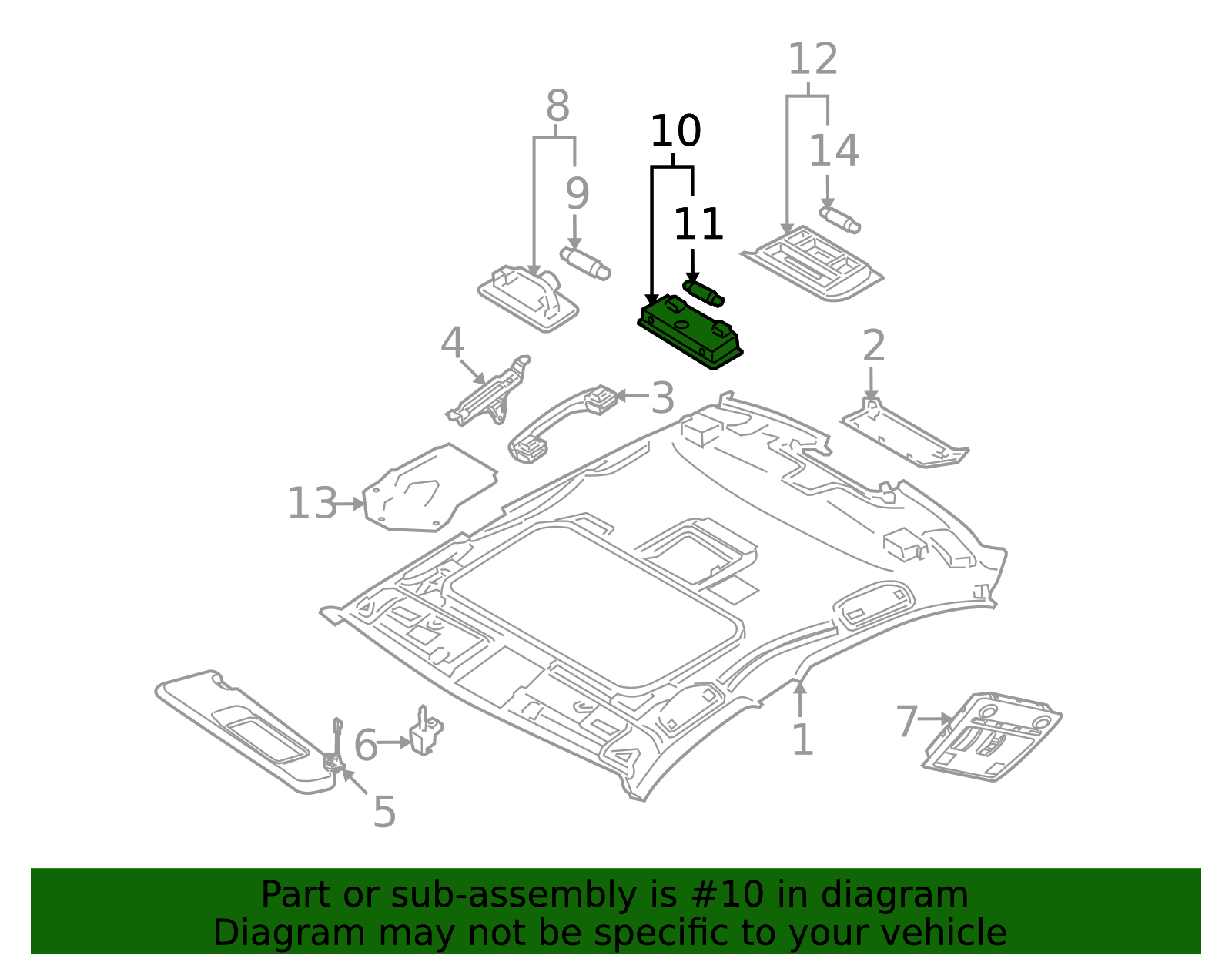 61-31-6-924-675 - Map Lamp - 2006-2012 BMW | BMW Parts Exchange