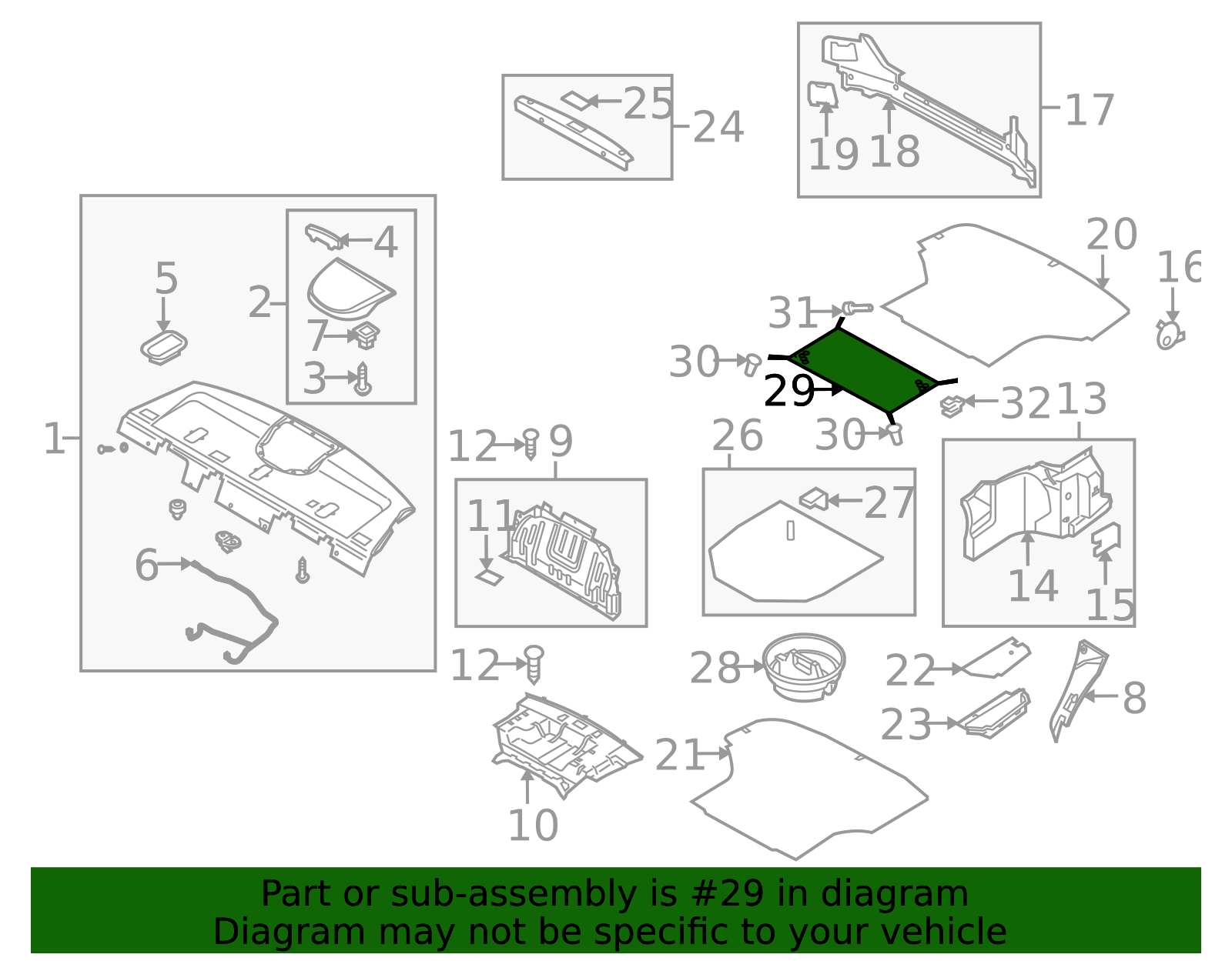 85778-3F000LK - Cargo Net 2004-2006 Kia Amanti | Kia.Parts Store