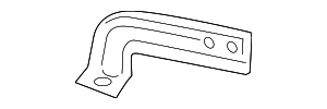 AL3Z-17754-B - Bumper Face Bar Bracket Ford OEM Parts Direct