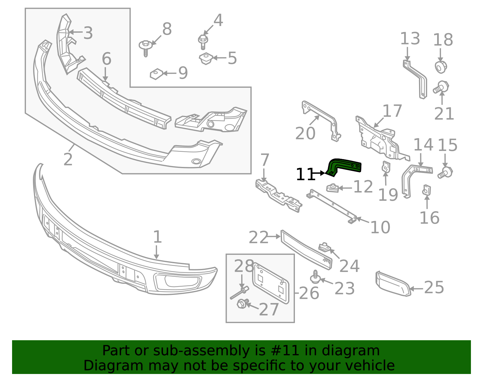 2010-2014 Ford F-150 Support Bracket AL3Z-17755-B | Awesome Parts Ford
