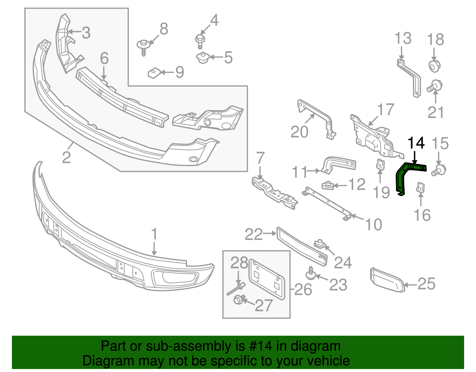 2010-2014 Ford F-150 OEM NEW 2010-2014 Ford F-150 Right Outer Bracket ...