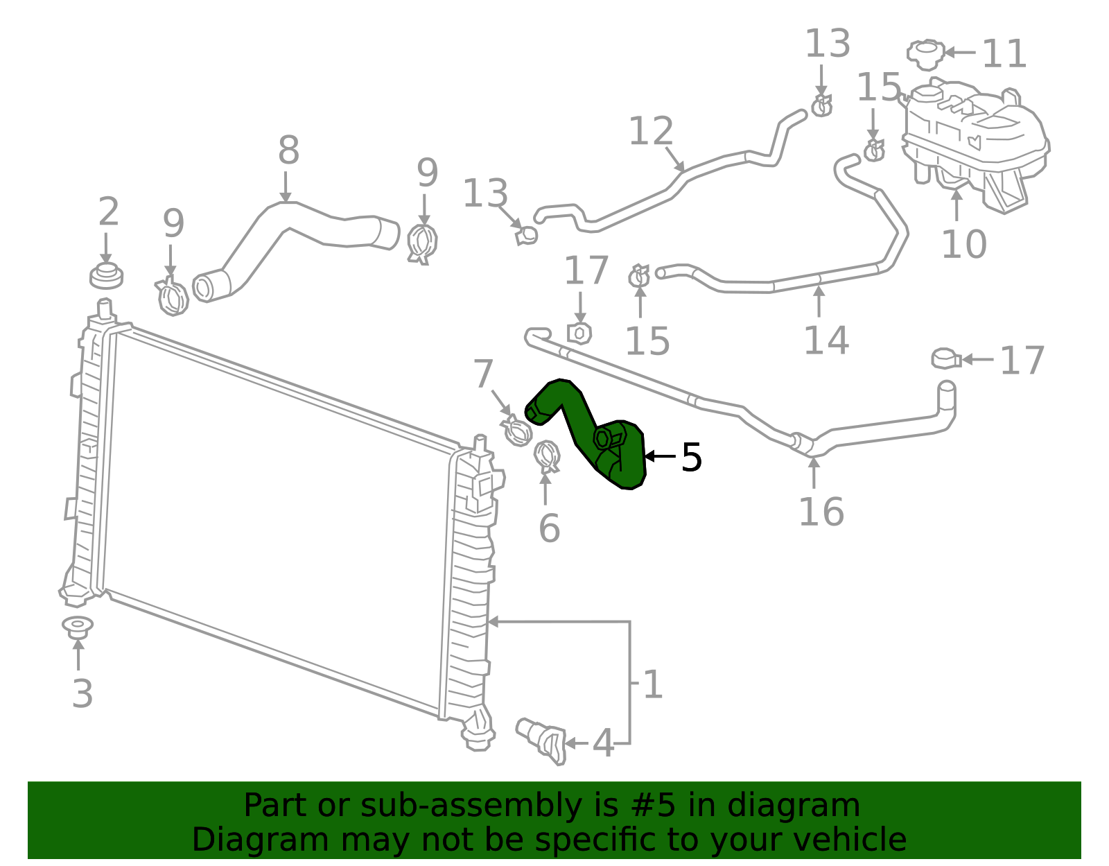 2019-2021 GM Upper Hose 85510507 | Shop Matick Buick GMC