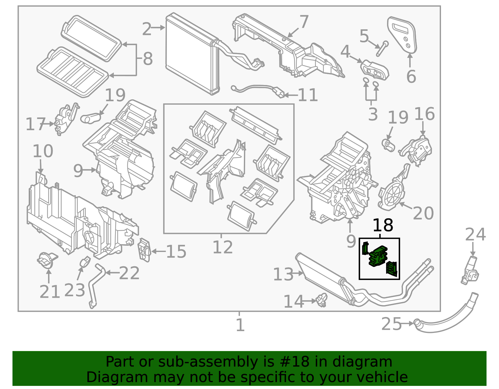 KD47-61-A70 - Temp Door Actuator 2013-2025 Mazda | MazdaParts.US Store