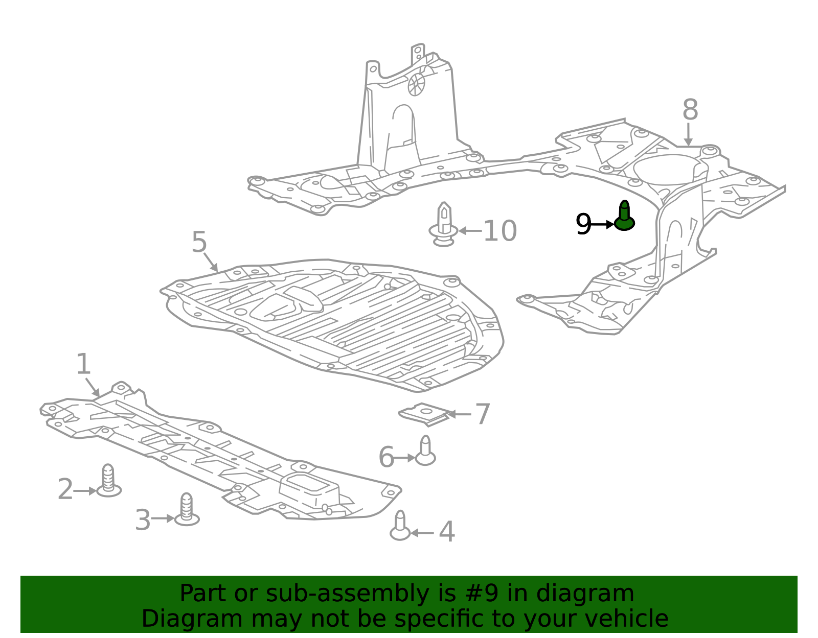 2016-2025 Honda Front Shield Bolt 90105-TBA-A00 | OEM Parts Online