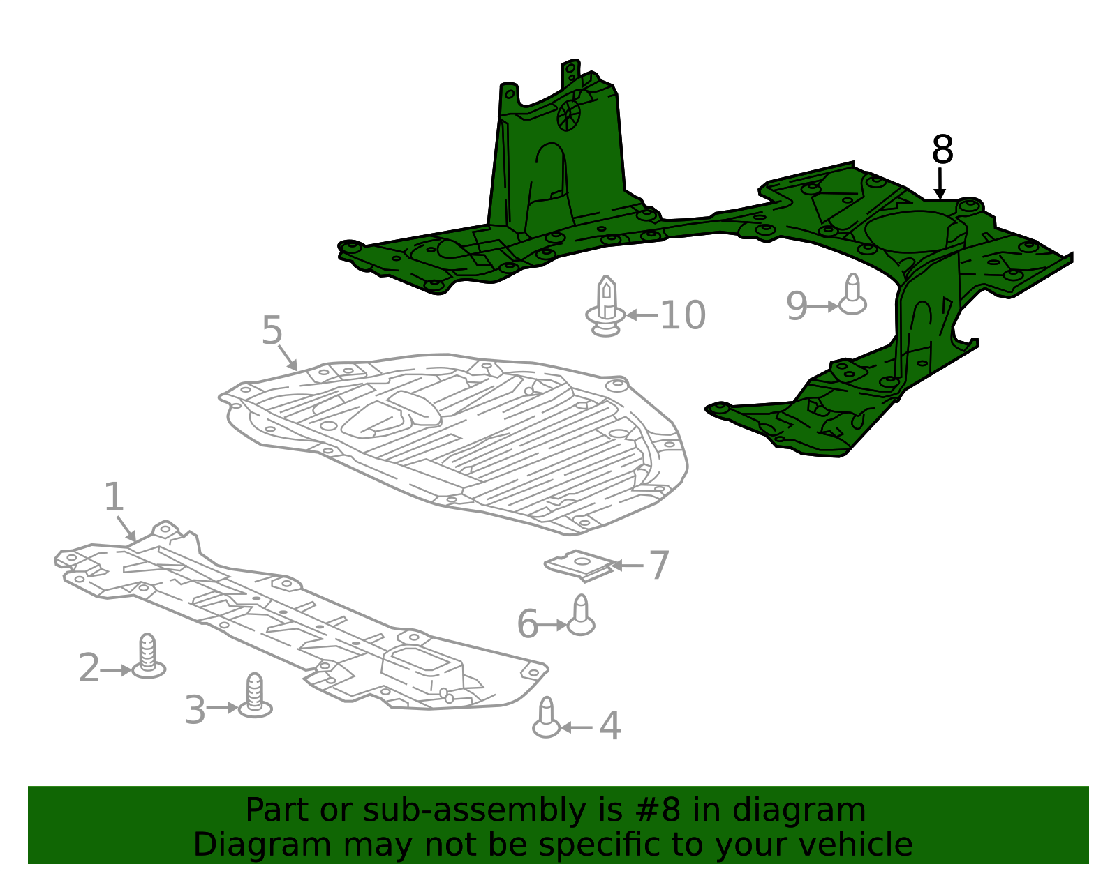 2019-2022 Honda CR-V COVER, ENGINE (LOWER) - Rear Shield 74111-TLA-A01 ...