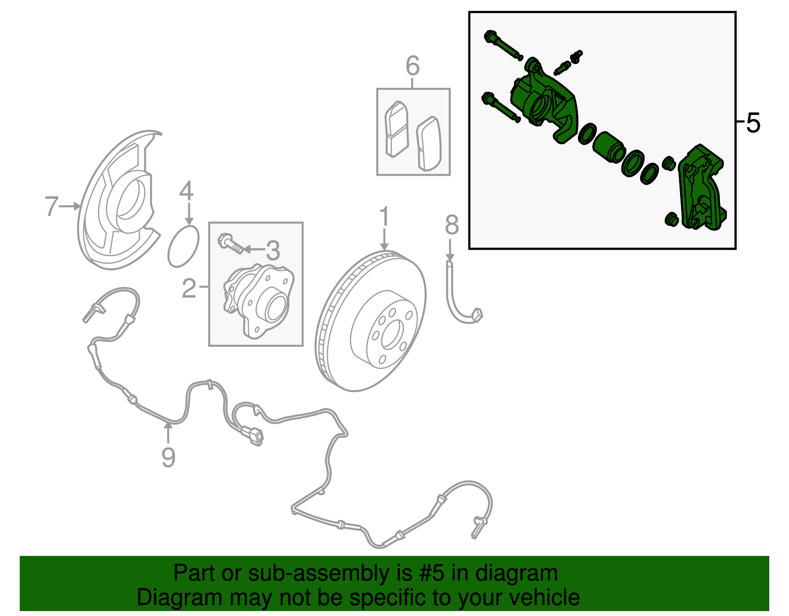 44011-JA01A - Caliper - 2007-2012 Nissan | Nissan OEM Parts Direct