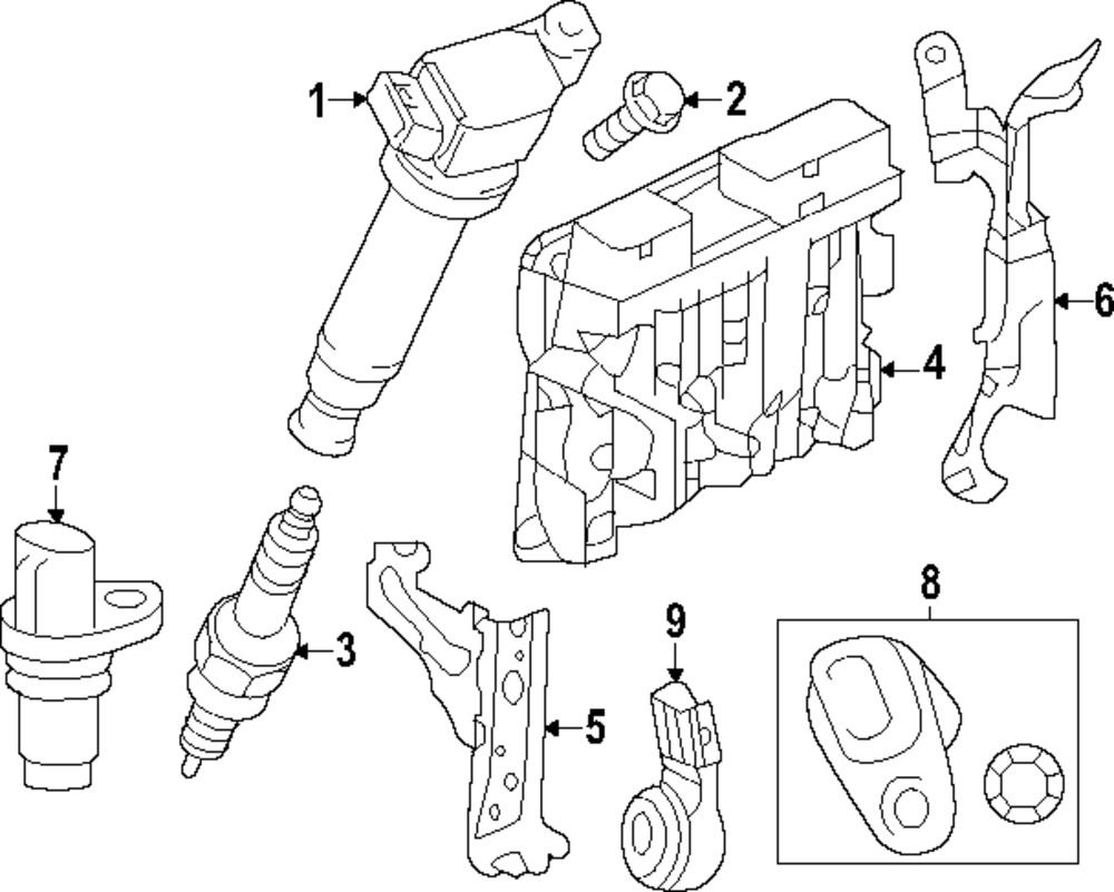 2024-2025 Toyota Grand Highlander Engine Control Module (ECM) 89661 ...
