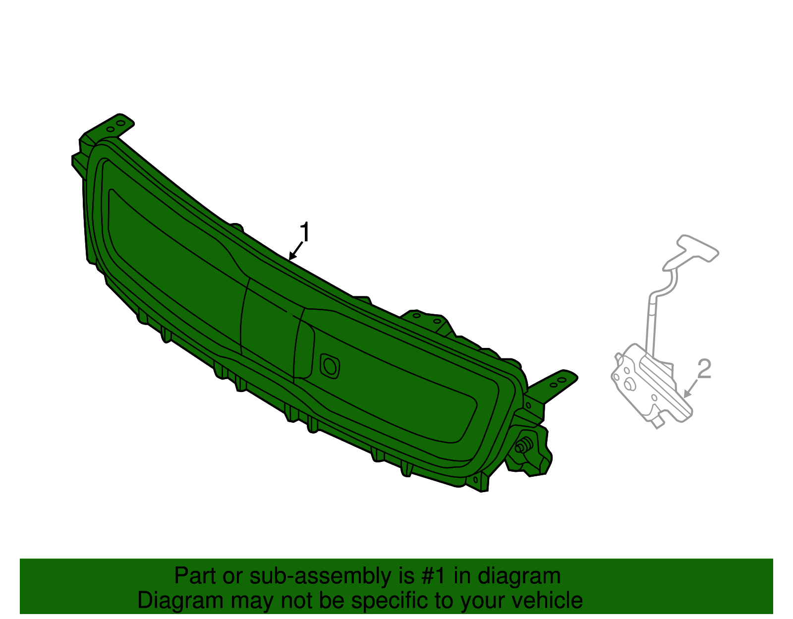 86350-E41003D - Grille 2015-2019 Kia Soul EV | Kia.Parts Store