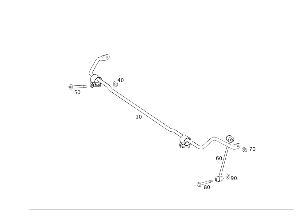 204-326-06-65 - Torsion Bar | Buy Mercedes Parts Now