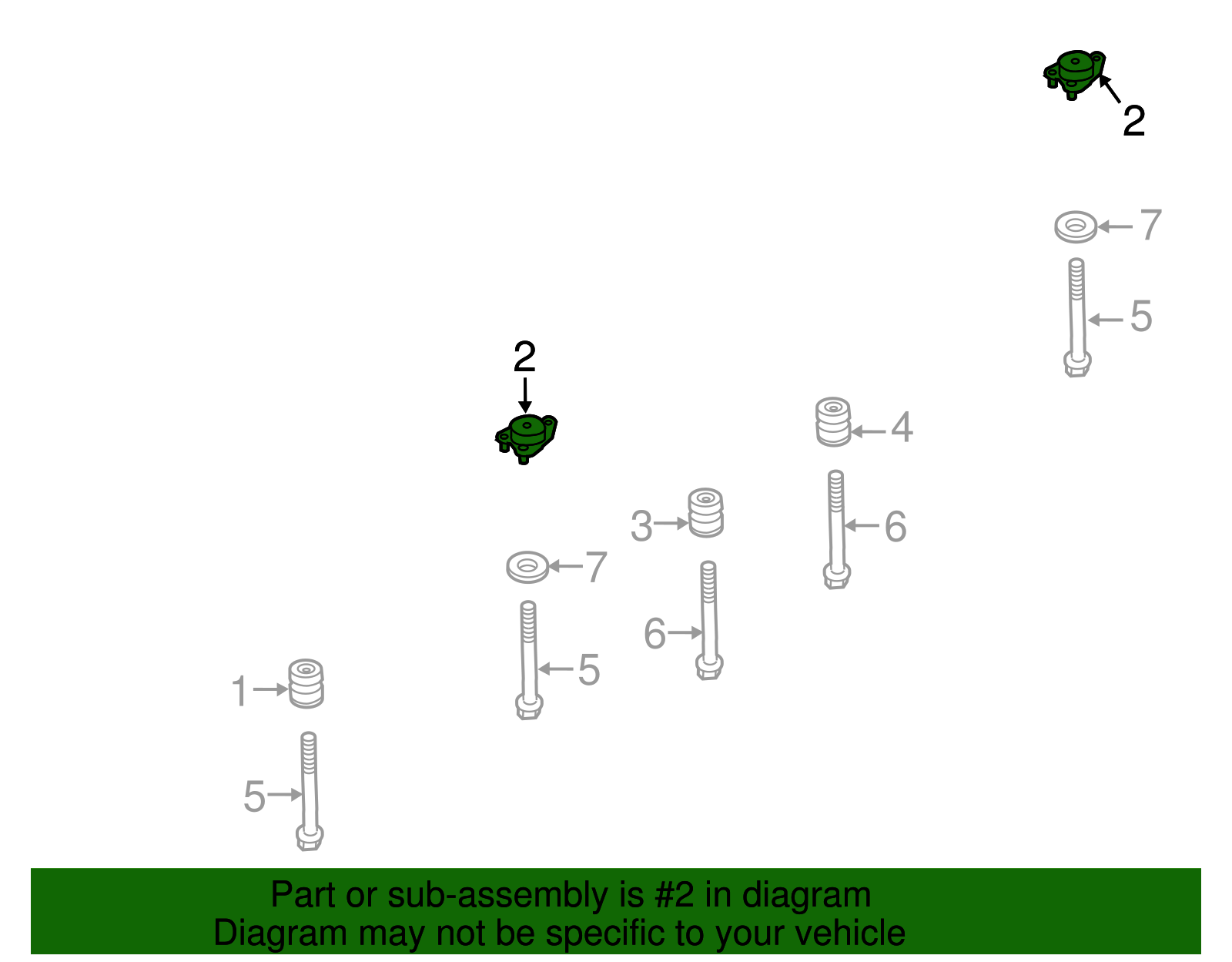 2017-2024 Nissan Armada Insulator 95520-1LA0A | Nissan RVA