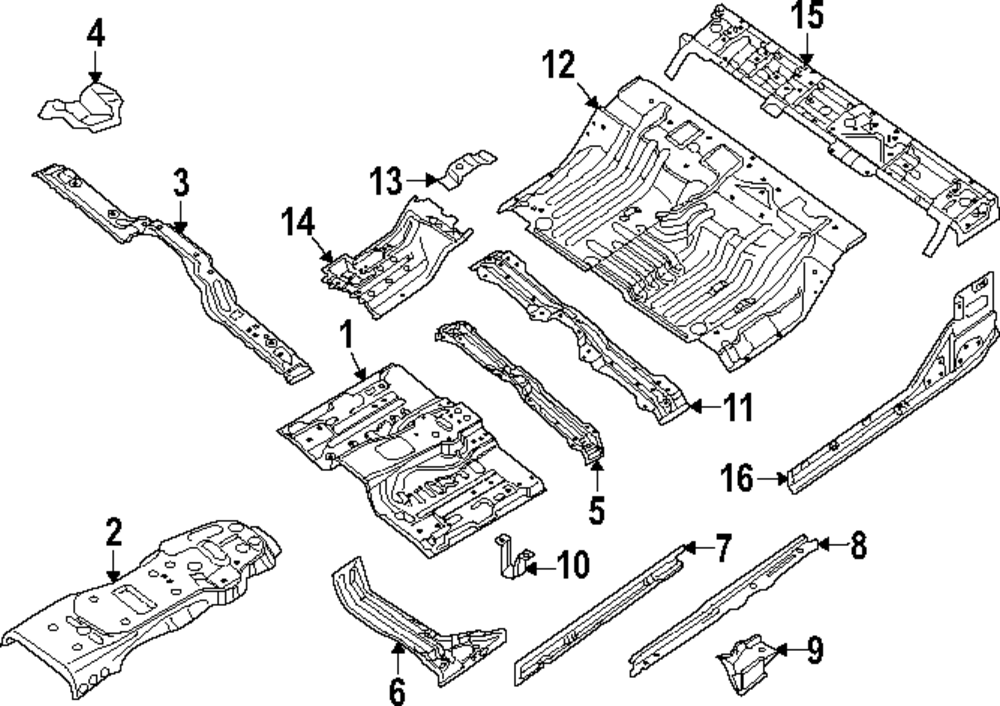 2022-2025 Nissan Frontier Extension Panel G6470-9BUAA | Nissan Parts ...