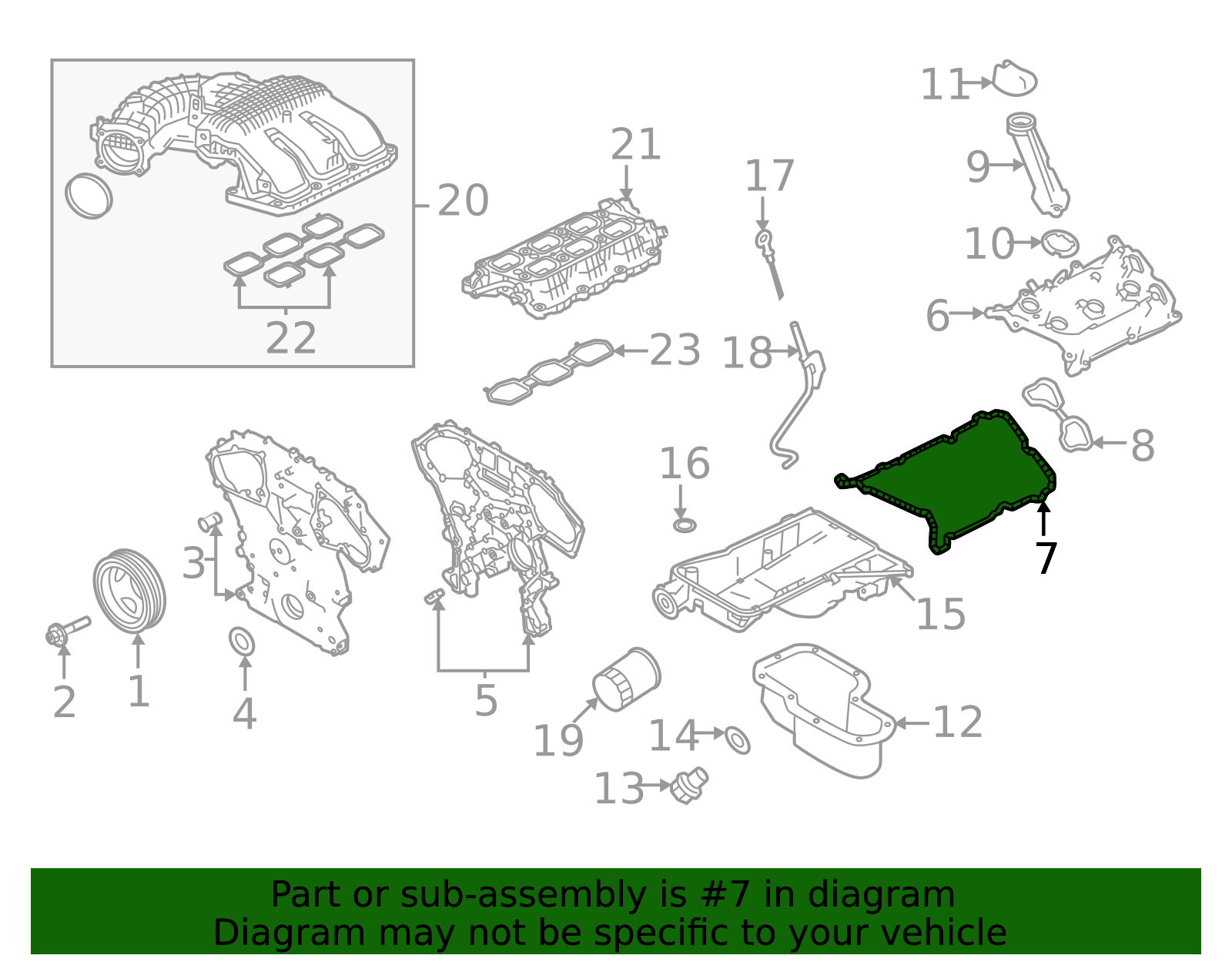 13270-9PM0B - Valve Cover Gasket Official Nissan Parts Store