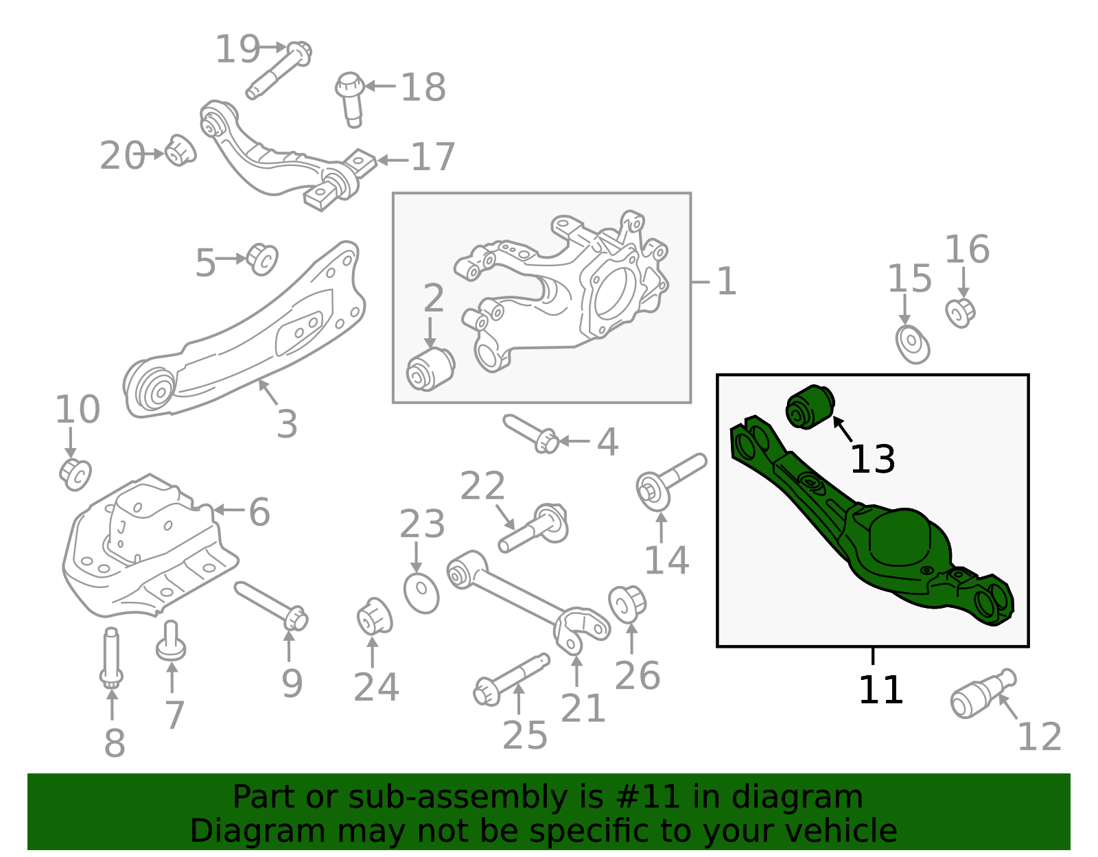 2011-2015 Ford Motorcraft™ Lower Control Arm MCF-3674 | OEM Parts Online