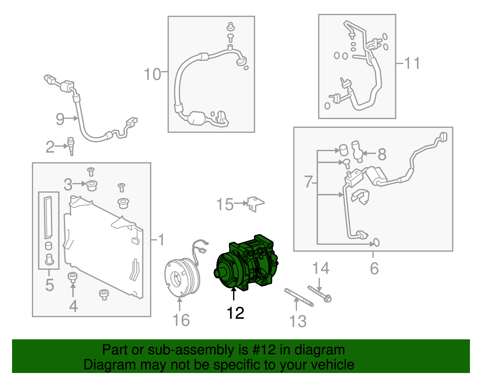 2020-2022 Toyota Sequoia Compressor 88320-0C200 | Toyota Parts Center