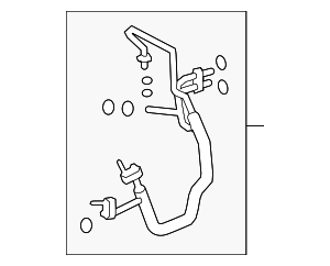 88710-0C170 - Liquid Line - 2008-2020 Toyota Sequoia | OEM Genuine ...