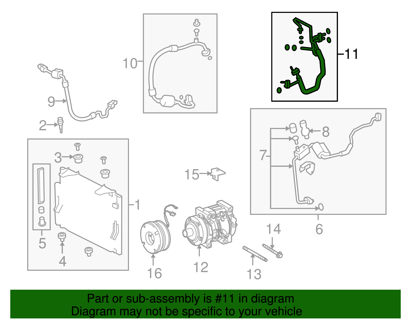 88710-0C170 - Liquid Line - 2008-2020 Toyota Sequoia | OEM Genuine ...