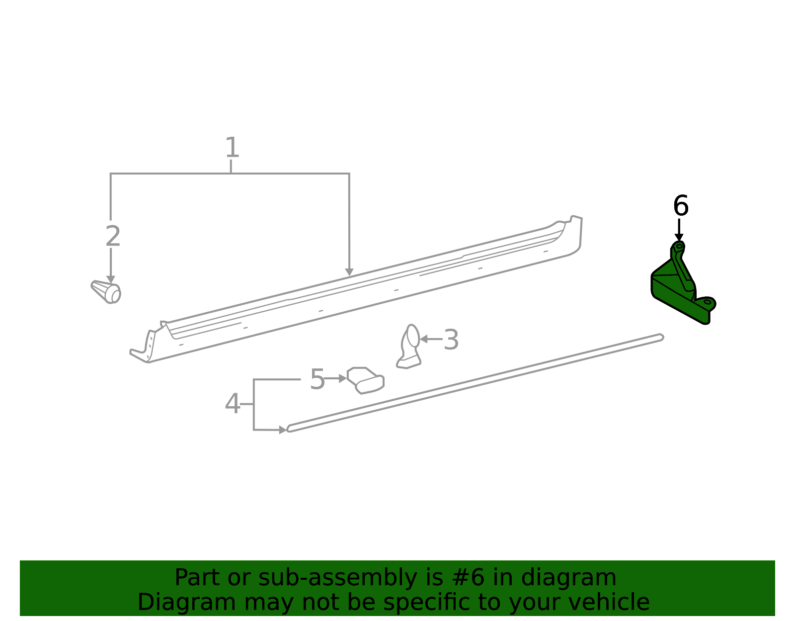 2005-2012 Toyota Avalon Rocker Panel Molding Extension 75862-AC010 ...