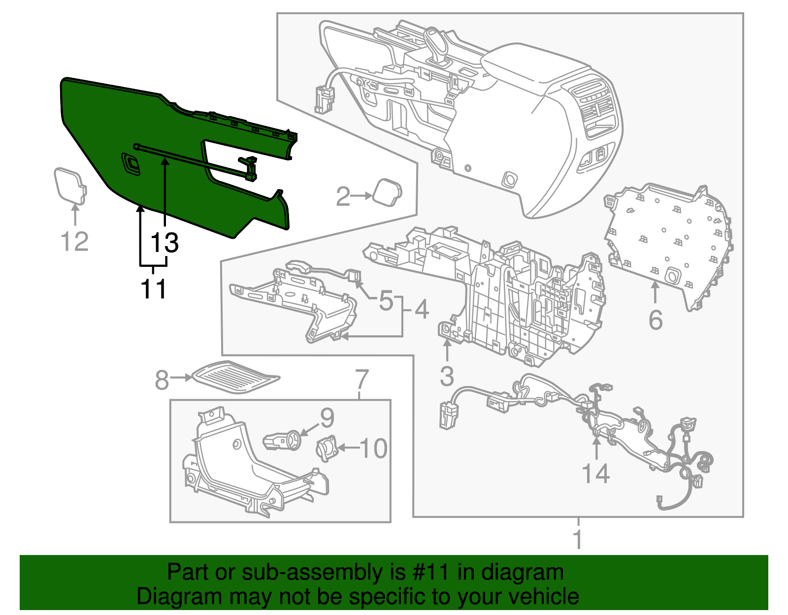 2024-2025 Cadillac Extension Panel 86549473 | Shop Matick Parts