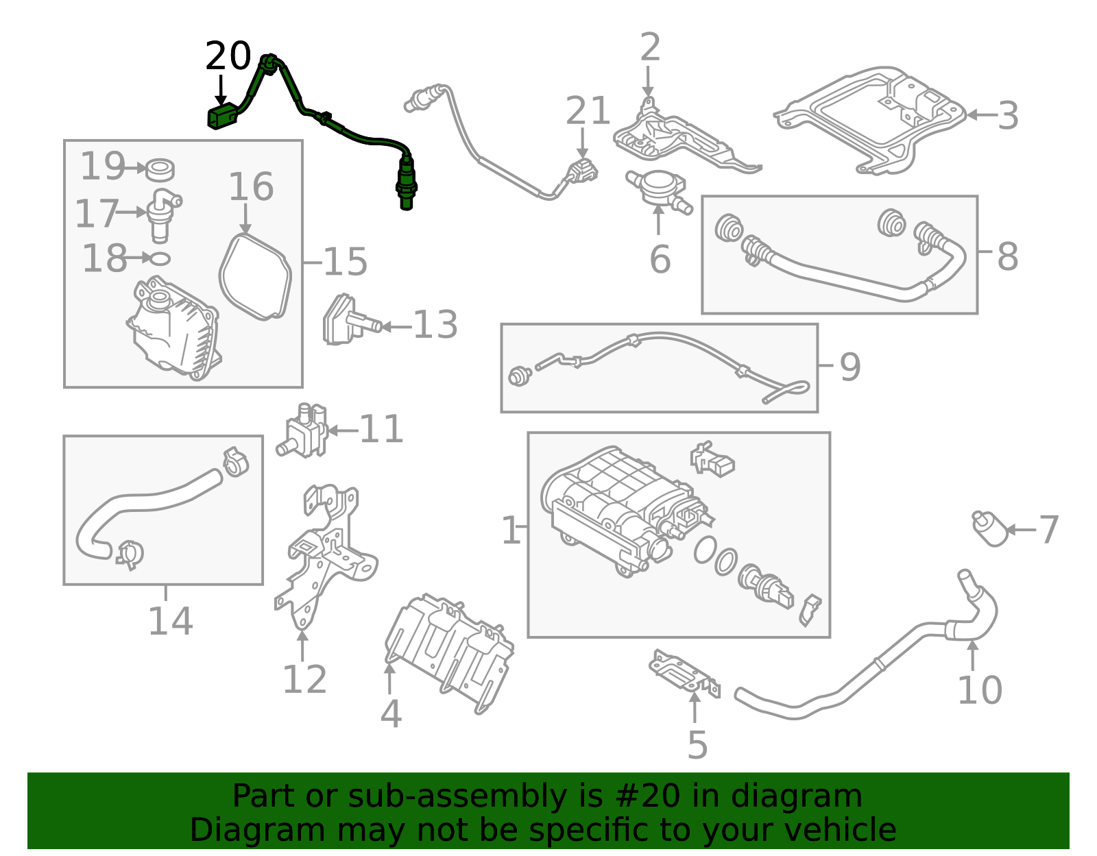 2019-2020 Toyota Yaris 2019-2020 Toyota Yaris - Oxygen Sensor 89467 ...