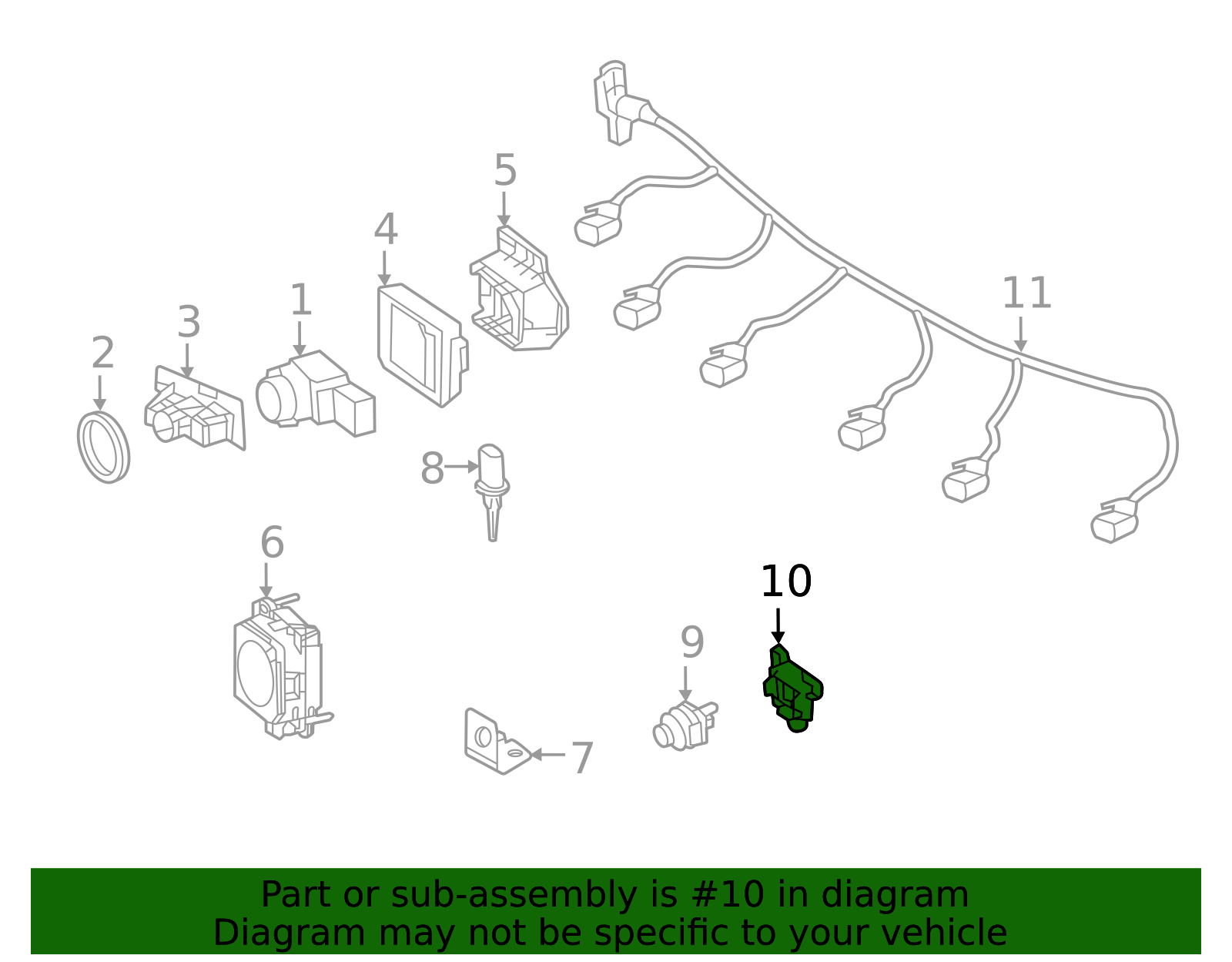 190-884-00-00 - Front Camera Bracket 2018-2021 Mercedes-Benz | Mercedes ...