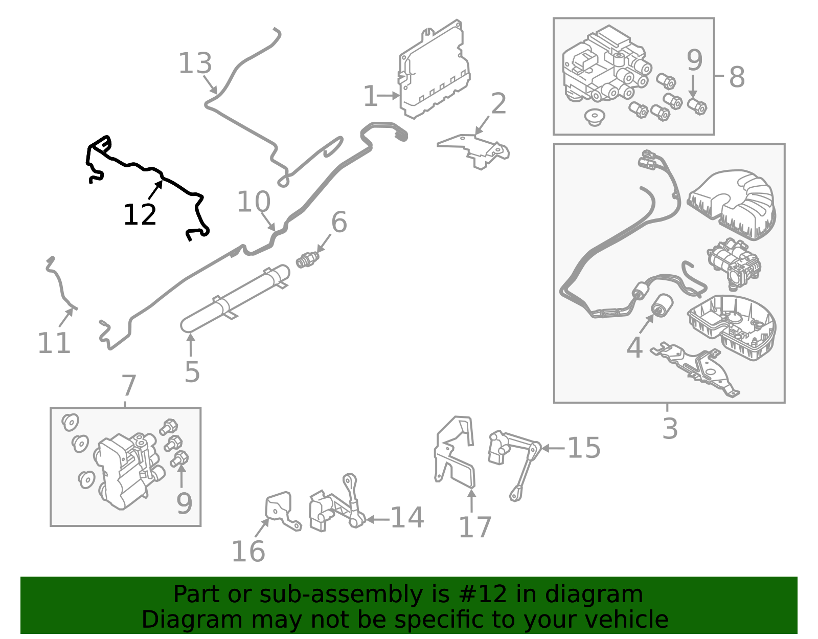 LR061613 - High-Quality Air Suspension Compressor Line for AutoNation Parts