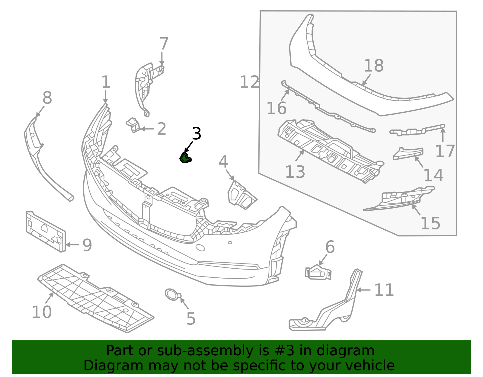 DGH9-50-0U6 - Bumper Cover Retainer 2020-2025 Mazda CX-30 | Mazda-Parts