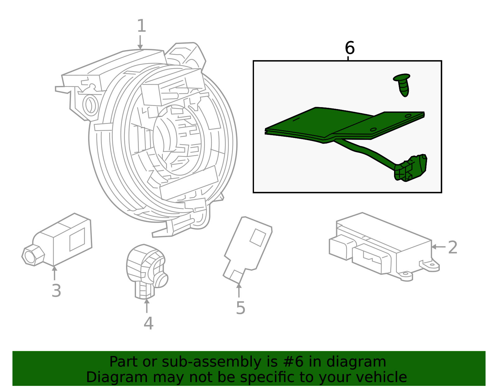 Airbag Front Passenger Presence Module with Sensor 84568048 | Chevy ...