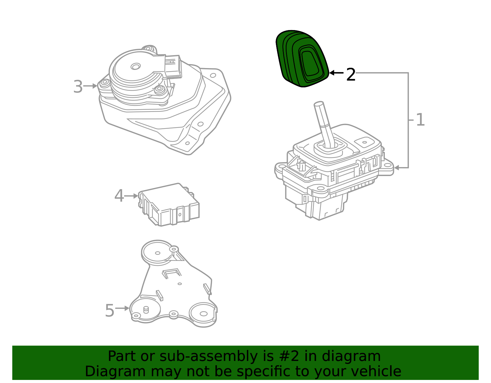 32335695 - High-Quality Shift Knob for 2022-2026 Volvo | AutoNation Parts