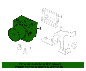 2007-2017 GM Brake Pressure Modulator Valve 15911550 GM | GMPartsDirect.com