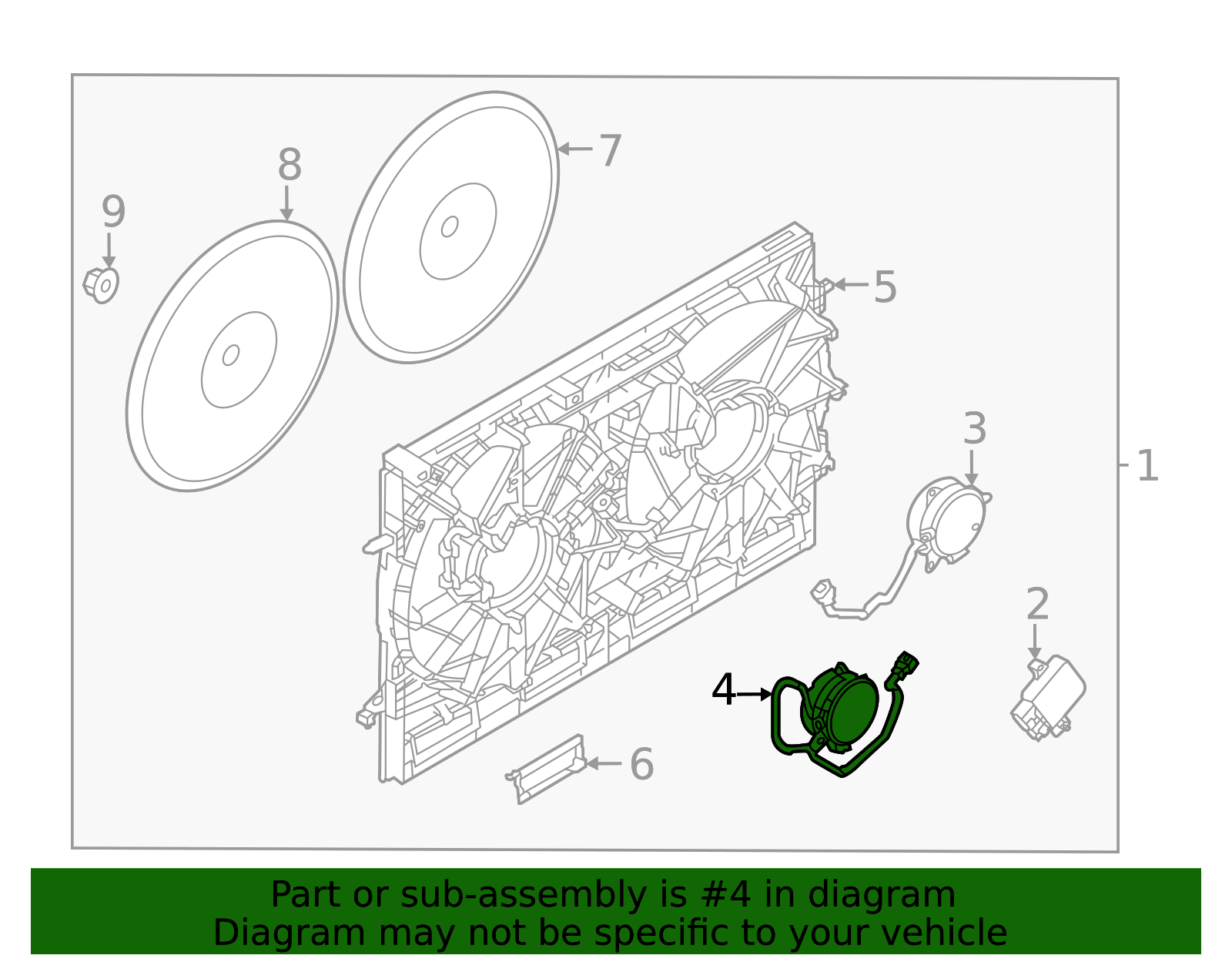 2021 Nissan Rogue Fan Motor 21487-3NF0B | Boro Nissan Parts