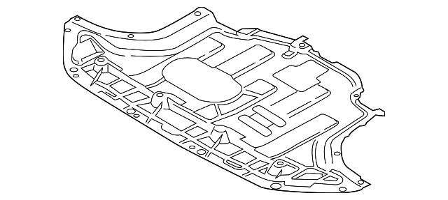 2019-2023 Hyundai Kona Electric Under-Body Shield 29110-K4000 | World ...