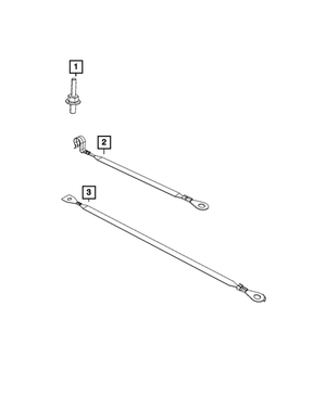 2023 Jeep Ground Strap 68606637AA | Mopar OEM Parts Outlet