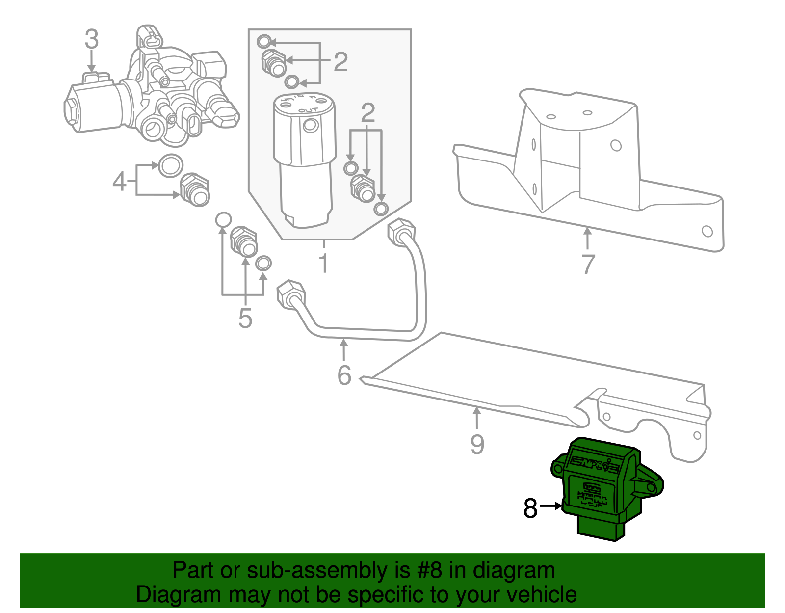 2017-2024 GM Fuel Pump Power Control Module 13565642 | GM Parts Center
