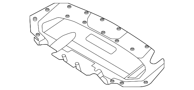 51-75-8-075-336 - 2020-2024 BMW M8 Gran Coupe - Center Shield | BMWPartsHub
