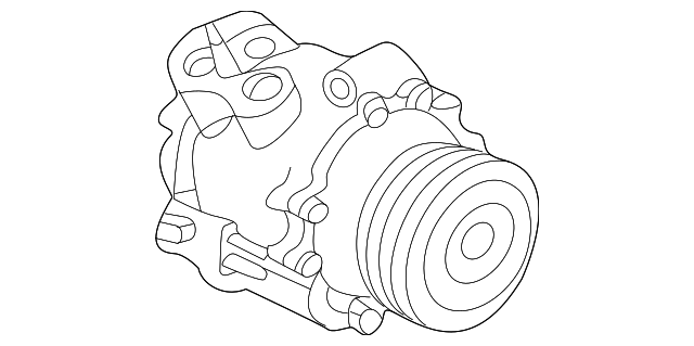2002-2008 GM Air Conditioning Compressor 25825339 | Shop Matick Buick GMC