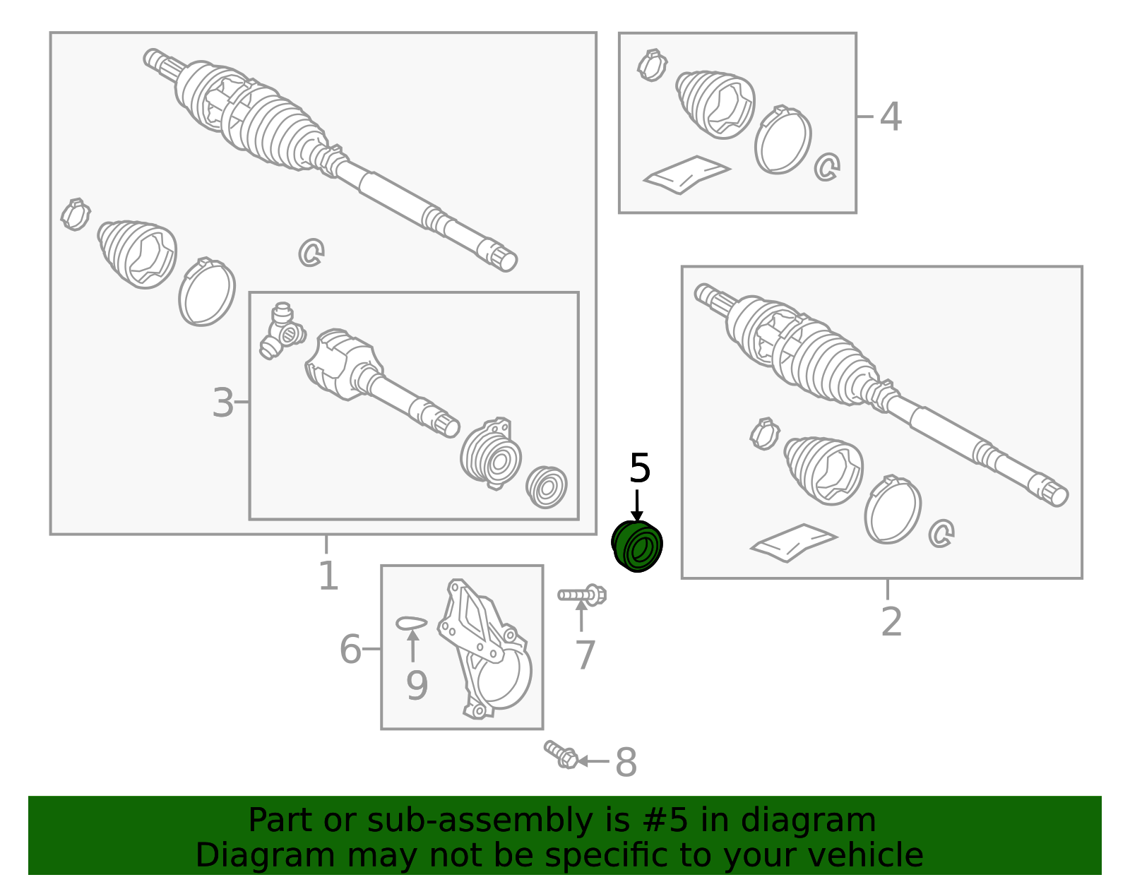 Genuine Toyota Automatic Transmission Output Shaft Seal part# 90311 ...
